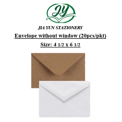 Envelope Without Window(20pcs/pack) | Shopee Malaysia