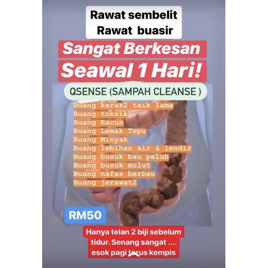 km qsense sampah cleanse | Shopee Malaysia