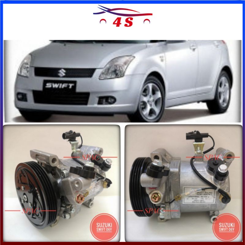 SUZUKI SWIFT O/MODEL ORIGINAL SEIKO SEIKI COMPRESSOR (MADE IN JAPAN ...