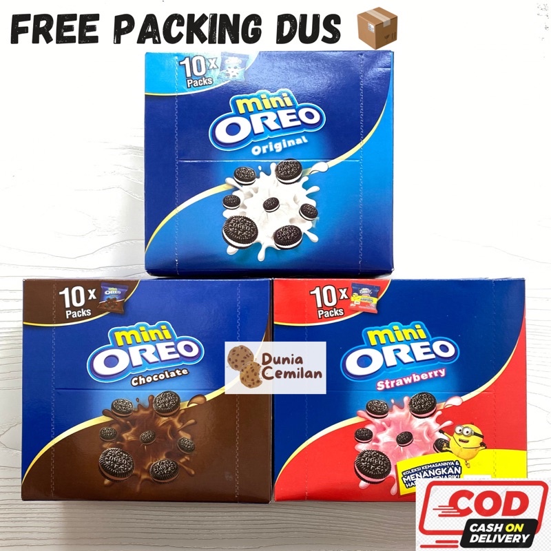 Mini Oreo Pillows 1 PACK contains 10 pcs - Delicious Mini Oreo Biscuits ...