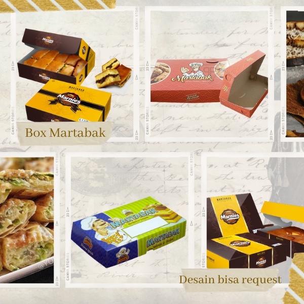 Deep Laminated Martabak Box / Egg Martabak Packaging / Martabak ...