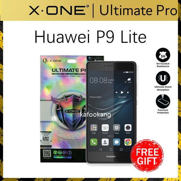 Huawei P9 Lite X-One Ultimate Pro Screen Protector - Silver ( Free Gift ...