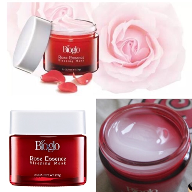 Rose Essence Sleeping Leave On Overnight Mask Aloe Vera Olive Ginkgo ...