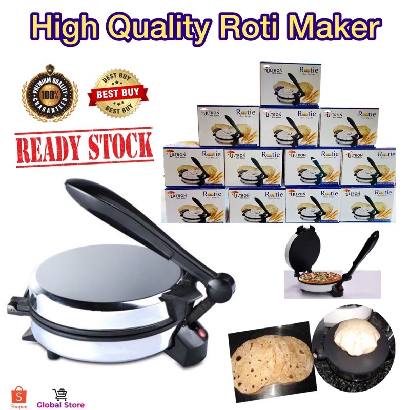 ROTI MAKER /CHAPATI/PARATHA/PIZZA/TORTILLAS/STAINLESS STEEL/ HEALTHY ...