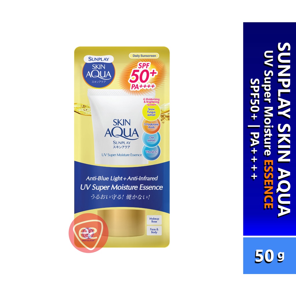 SUNPLAY SKIN AQUA UV SUPER ( MOISTURE GEL 80G / MOISTURE ESSENCE 50G ) SPF50+ PA++++ DAILY ...