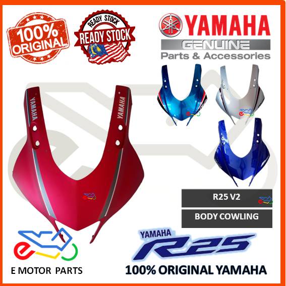 R25 V2 BODY COWLING FRONT COVER DEPAN HEAD COVER YZF R25 V2 ORIGINAL ...