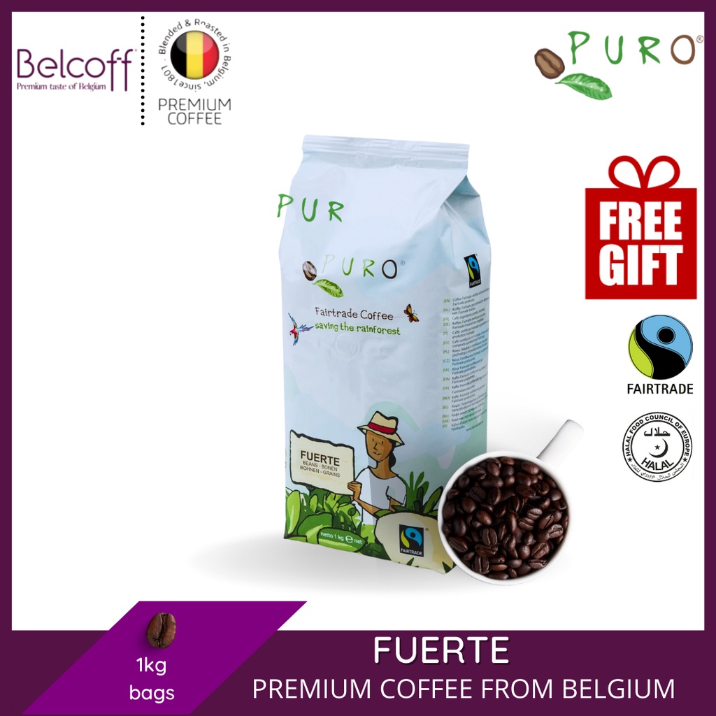 BIJI KOPI FUERTE - ARABICA ROBUSTA PREMIUM COFFEE BEAN PURO FAIRTRADE ...
