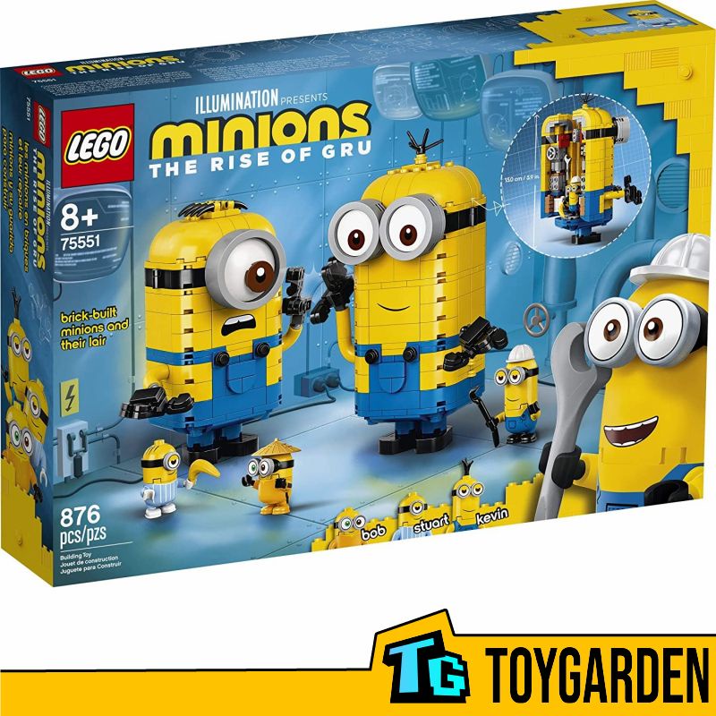 LEGO 75551 Brick-built Minions and their Lair | Shopee Malaysia