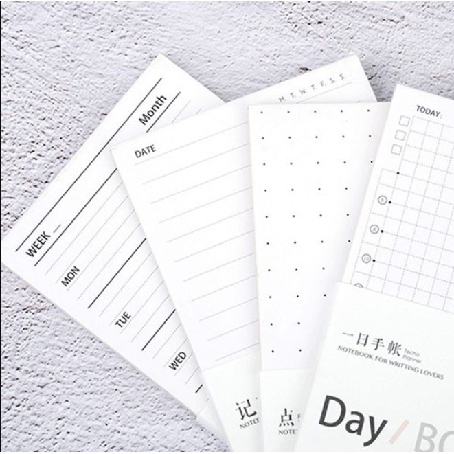 Muji Self-Itinerary Planning Note Paper | Shopee Malaysia