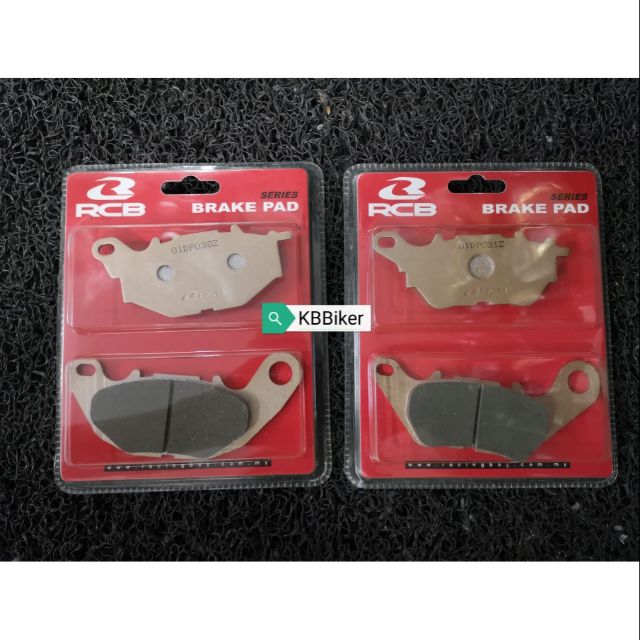RCB Racing Boy Disc Brake Pad Gold Series Yamaha R25 Front / Rear ...
