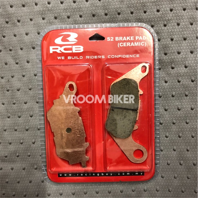 Racing Boy RCB S2 Copper Front Rear Disc Brake Pad S2 Yamaha R25 ...