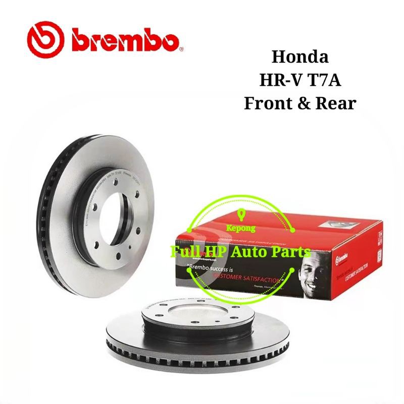 Original Brembo Front Rear Disc Rotor - H/D HR-V HRV | Shopee Malaysia