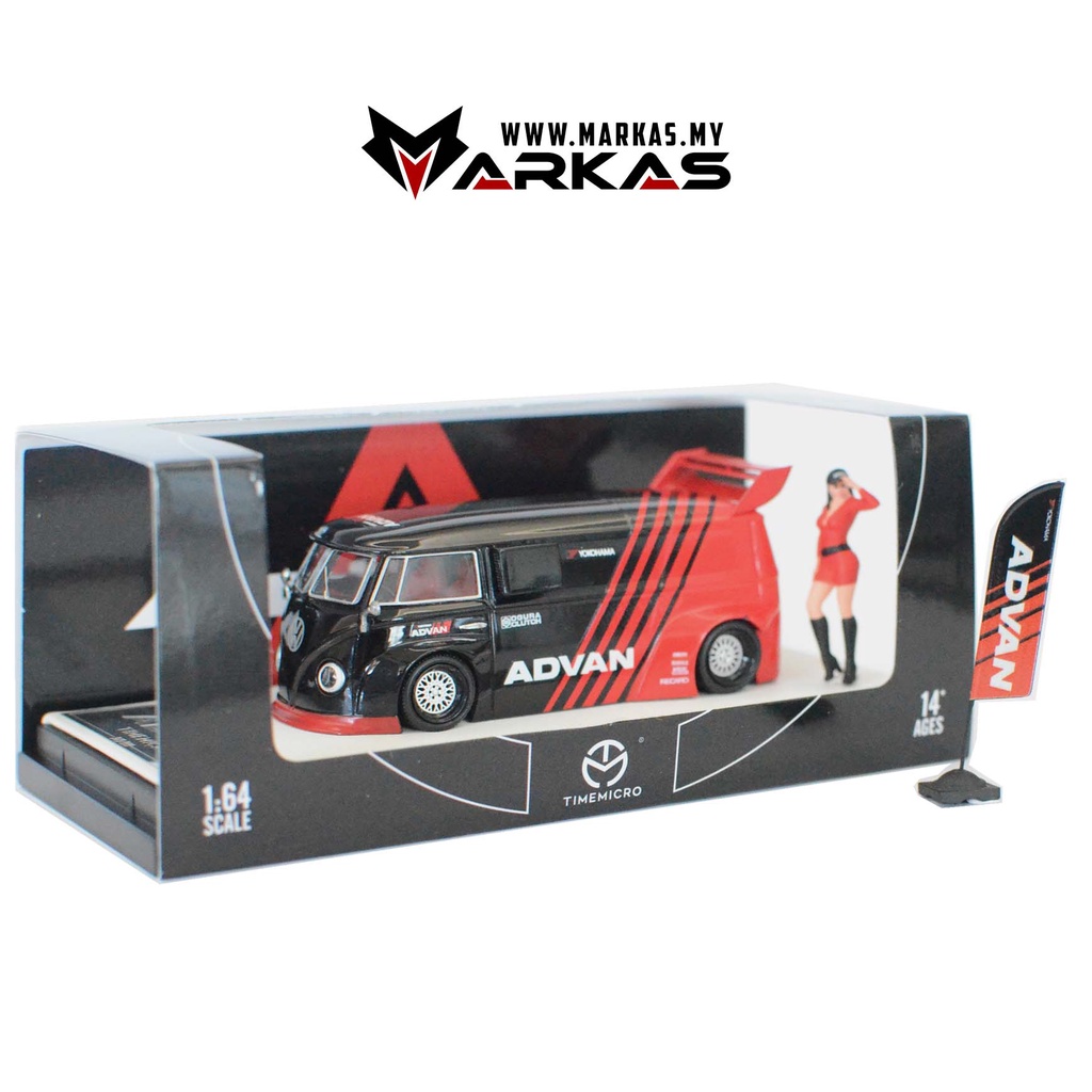 TIME MICRO 1/64 VOLKSWAGEN T1 ADVAN WITH FIGURE | Shopee Malaysia