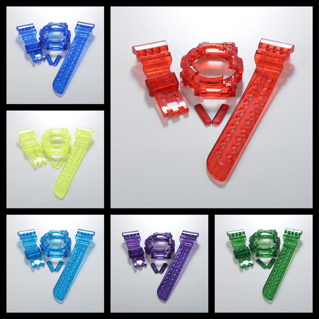 GW1000/GWF1000/GF1000 MULTI COLOR CRYSTAL CLEAR BAND AND BEZEL BNB ...