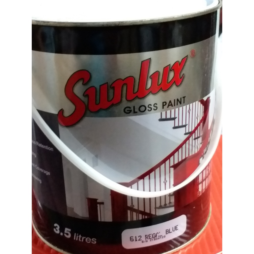 SUNLUX GLOSS PAINT 3.5L - REGAL BLUE | Shopee Malaysia