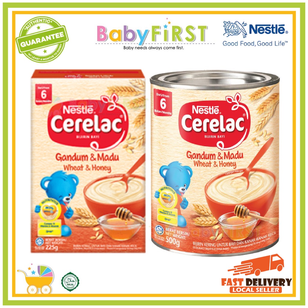 Nestle Cerelac Infant Cereals Wheat & Honey (225g/500g) | Shopee Malaysia