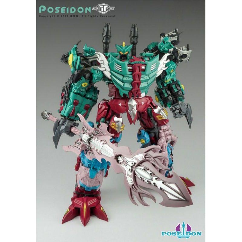 TFC Toys Transformer Poseidon Set of 6 Combiner Aka Piranacon | Shopee ...