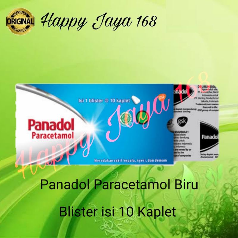 Panadol Blue Paracetamol Strip contains 10 Caplets | Shopee Malaysia