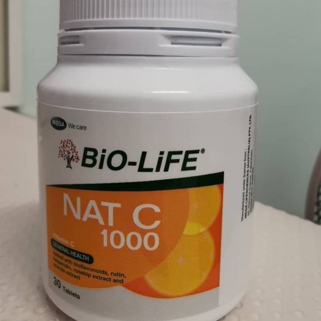 bio-life nat c 1000mg 30 tablets bio life | Shopee Malaysia