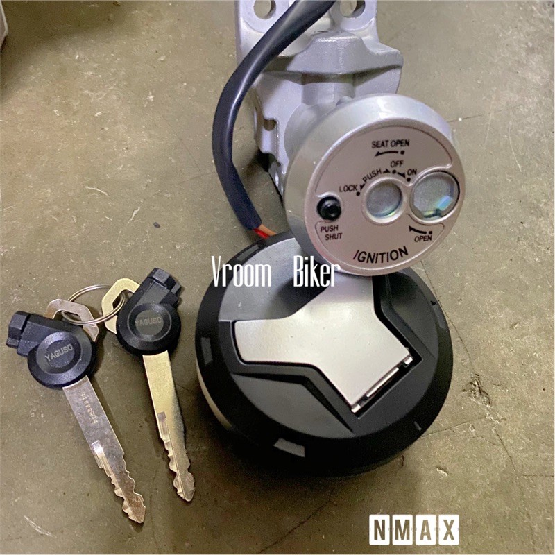 Yamaha N Max NMax Main Switch Kunci Suis Ignition Switch Key Set ...