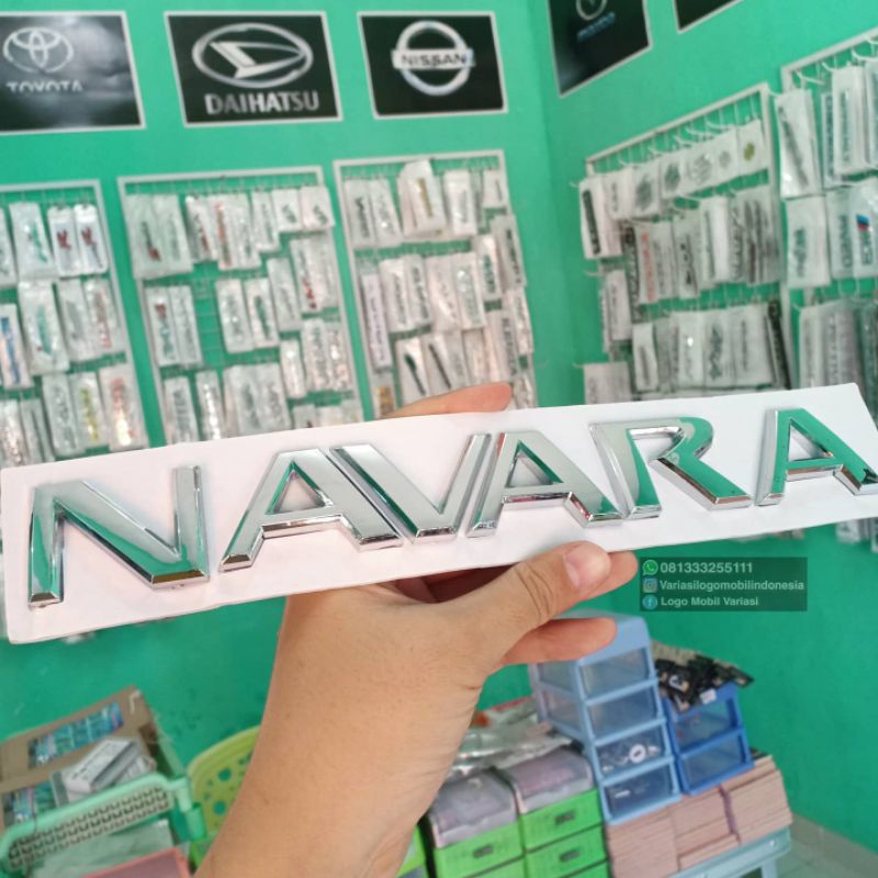 Navara nissan logo Emblem original Size Tub NAVARA double cabin ...
