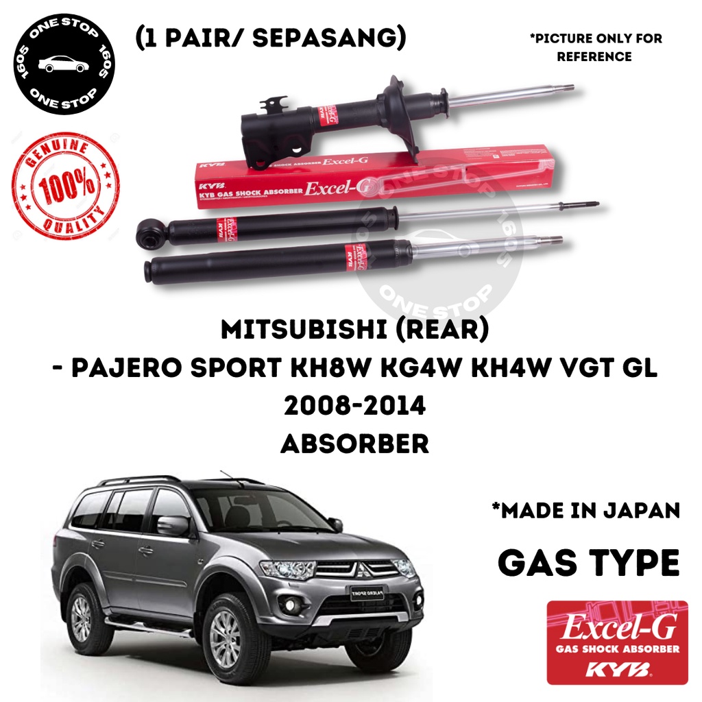 MITSUBISHI PAJERO SPORT KH8W KG4W KH4W VGT GL 2008-2014 REAR JAPAN KYB ...
