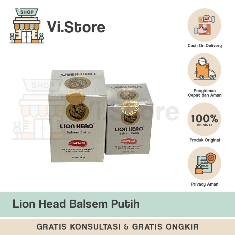 Lion Head White Balm 31 grams / 13 grams | Shopee Malaysia