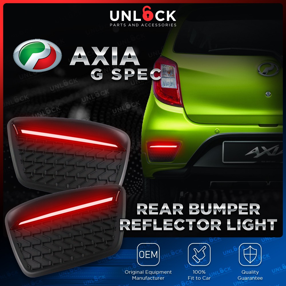 UNLOCK🔓Perodua Axia (2014-2016) Standard E / G Spec Rear Bumper ...
