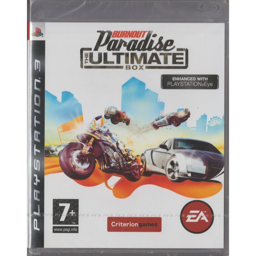 PS3 BURNOUT PARADISE THE ULTIMATE BOX (R2 ENGLISH LANGUAGE VERSION ...