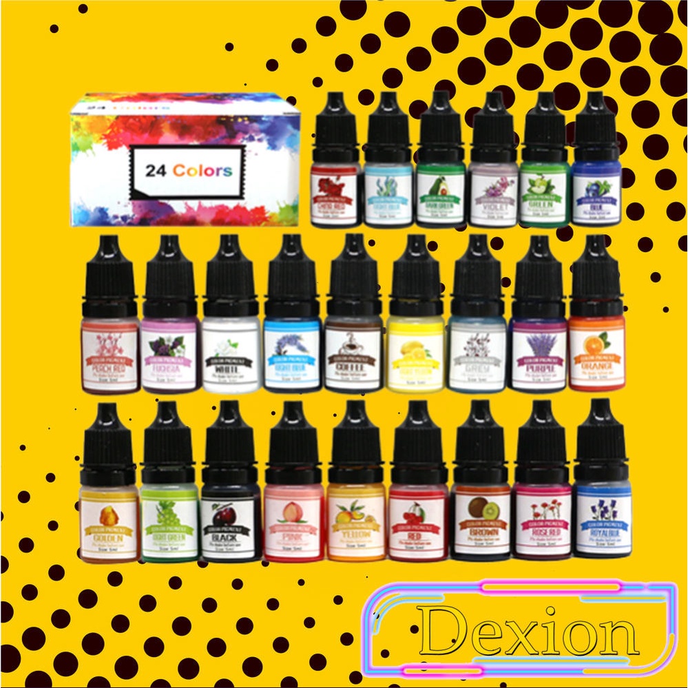 Resin colorant Epoxy resin pigment Concentrated Color Drops Transparent ...