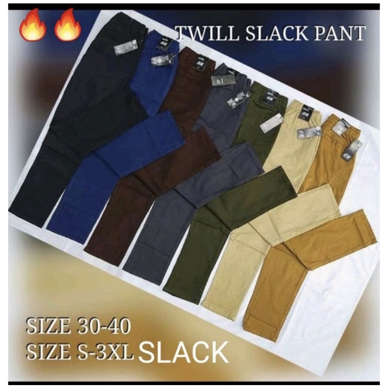SELUR SLACK UNISEX. SIZE (30-40) (H.M). Good quality 🔥🥰🥰 | Shopee Malaysia