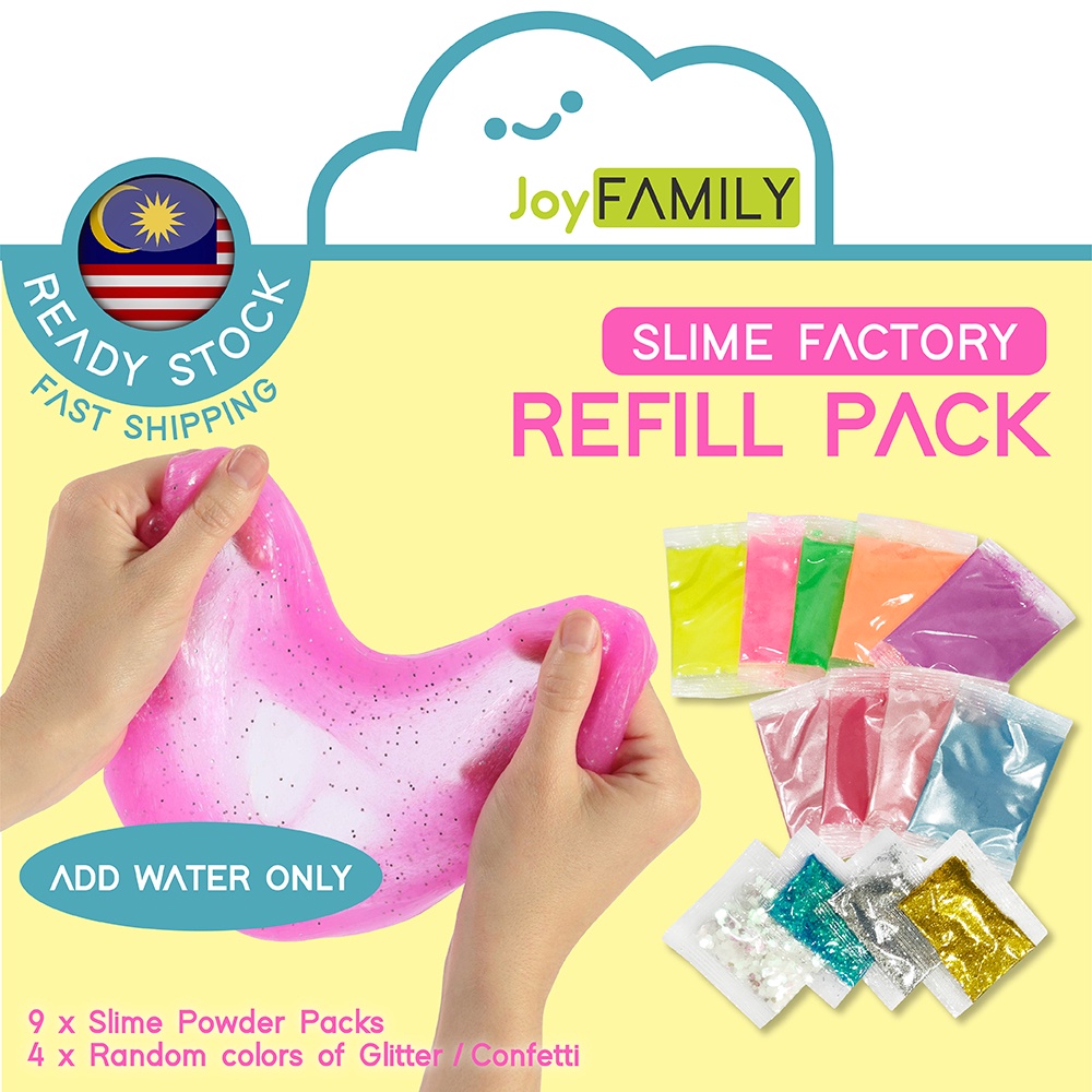 JOYFAMILY Slime Factory Refill Pack Slime Maker DIY Add on Pack ...