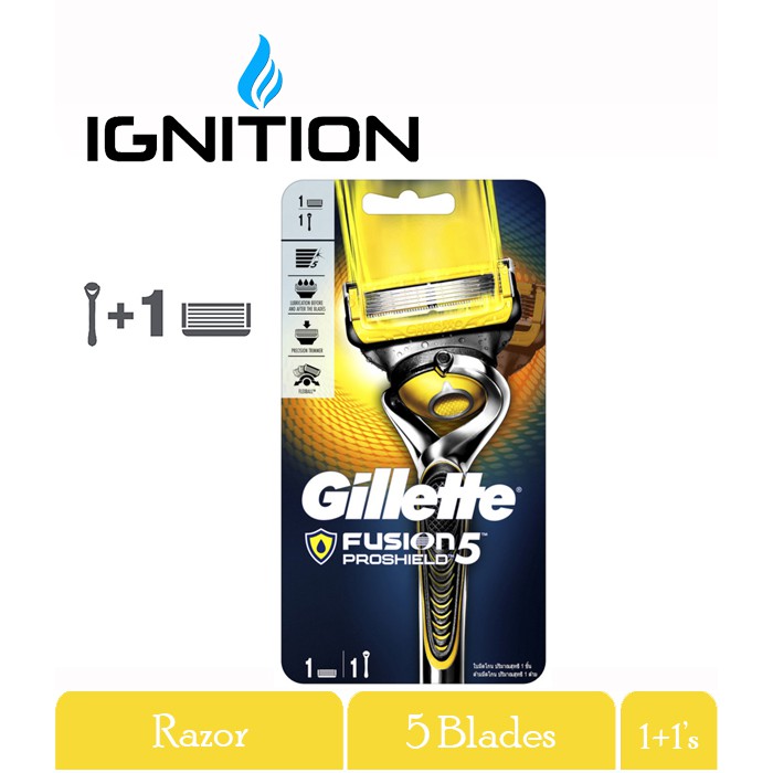 Gillette Fusion5 Proshield Razor 1 Handle + 1 Blade | Shopee Malaysia