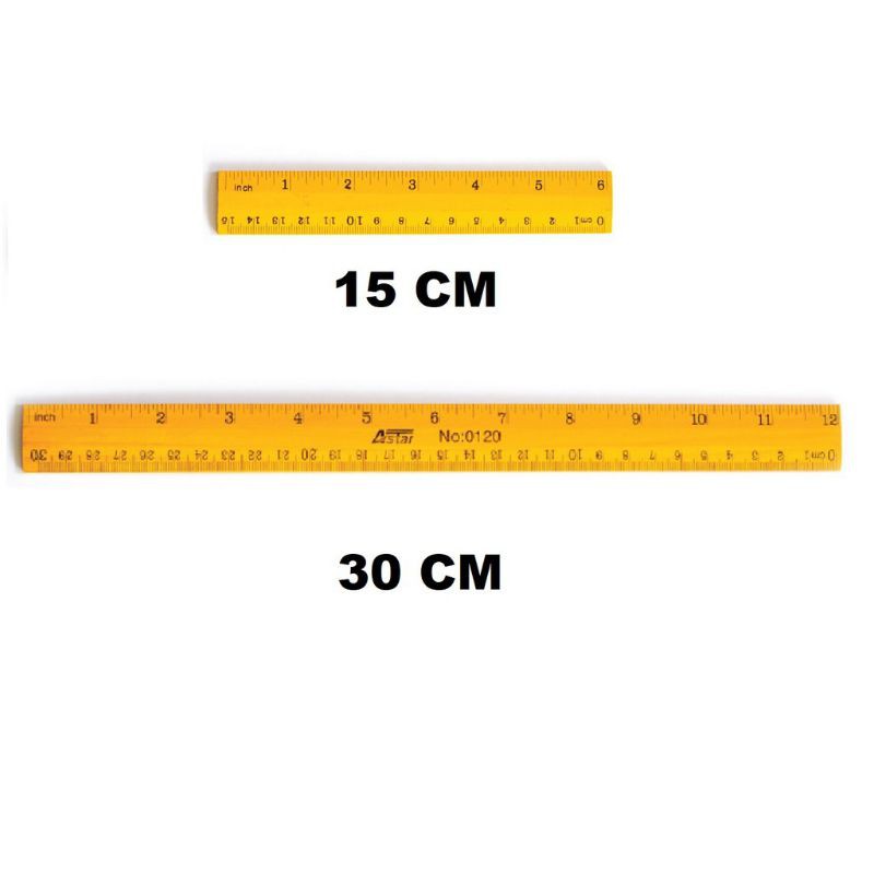 Pembaris kayu 15cm / 30cm | Shopee Malaysia