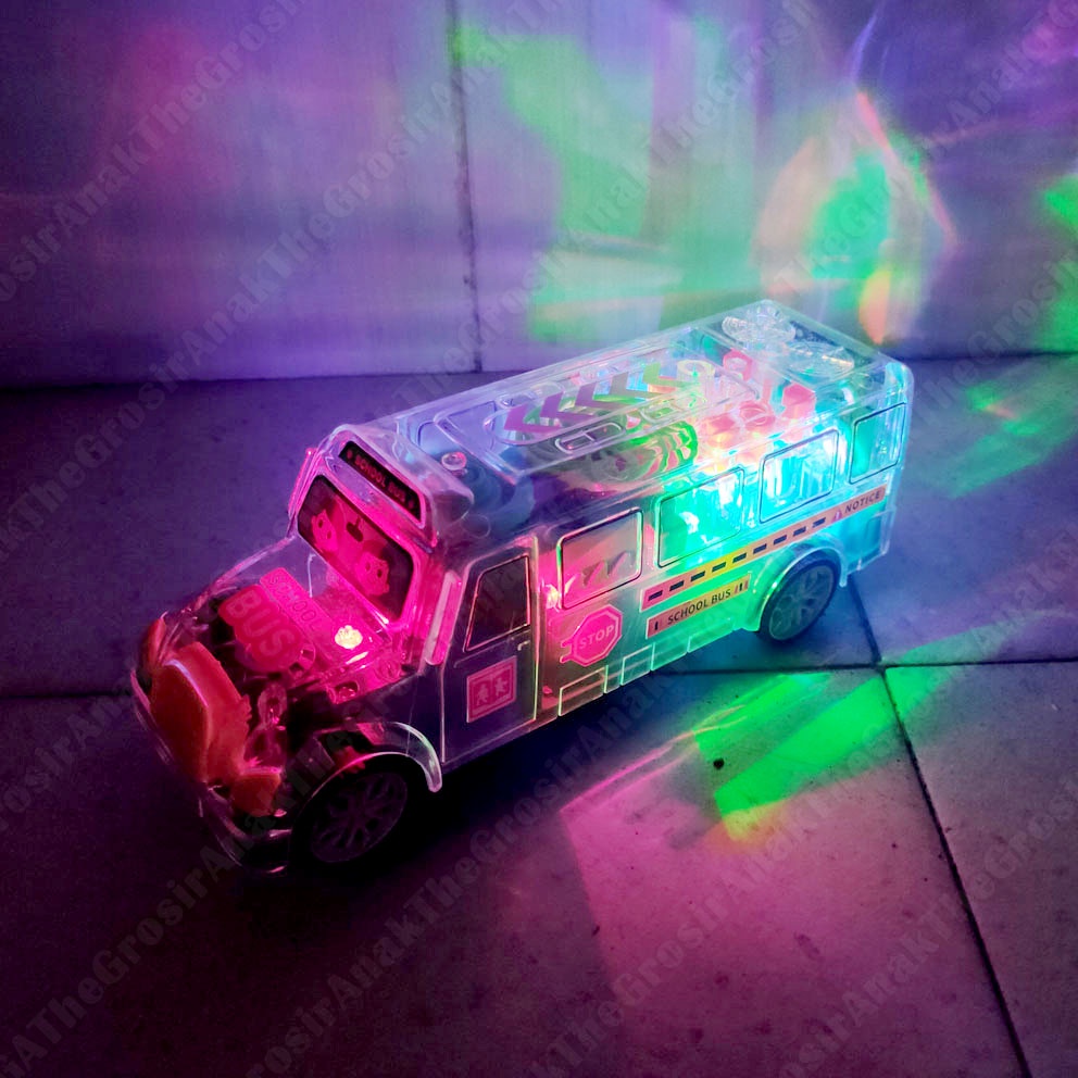 School BUS 3D LED Toys Can SCHOOL Lights On Music | Shopee Malaysia