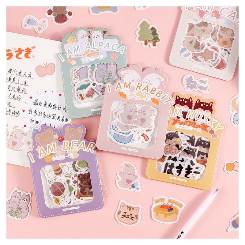 Sticker AESTHETIC PACK/STICKER AESTHETIC PACK/STICKER Cute One PACK ...