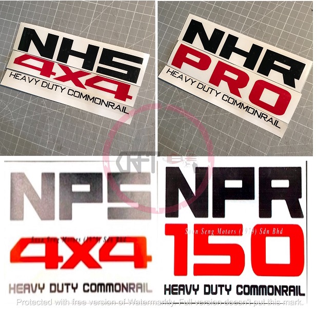 CFS438 ISUZU NHS 4X4 NHR PRO NPS NPR 150 Heavy Duty Commonrail LORRY ...