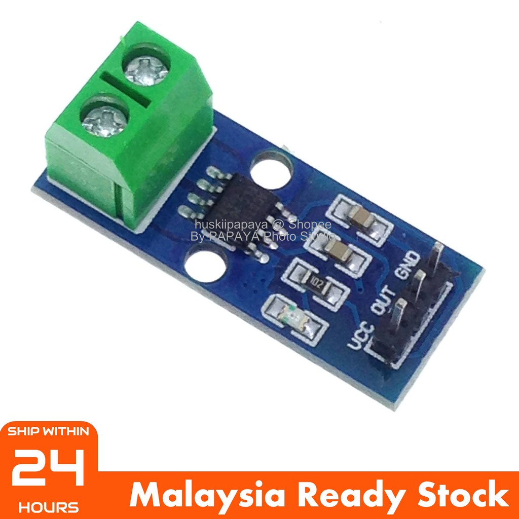 [VAR] 5A 20A 30A Hall Current Sensor Module ACS712 model for arduino ...