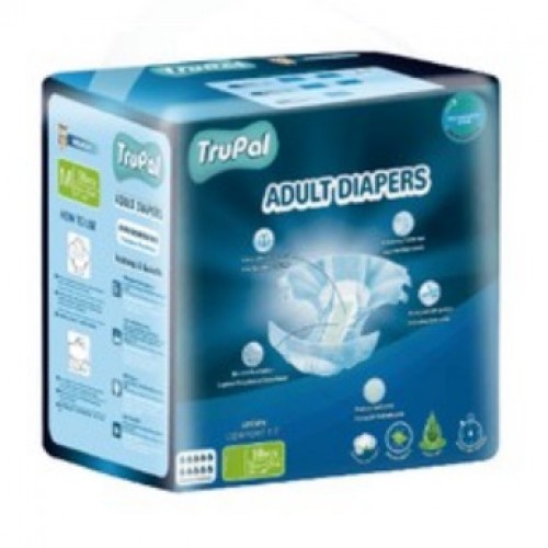 TRUPAL ADULT DIAPERS PREMIUM NIGHT USE (M / L) 10pcs | Shopee Malaysia