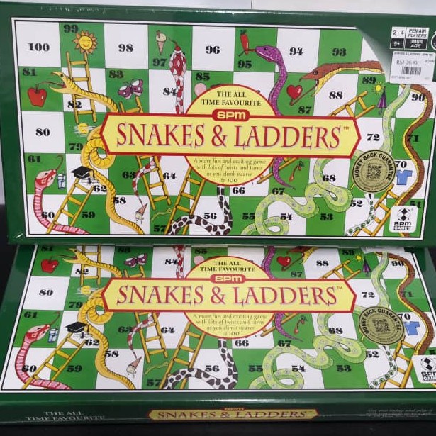 Snakes and ladders family board game (Sports Express) | Shopee Malaysia