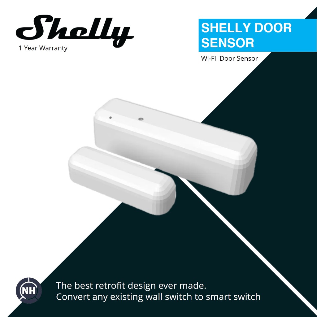 Shelly Door/Window 2 (WiFi Door Sensor with Illumination, Open/Close ...