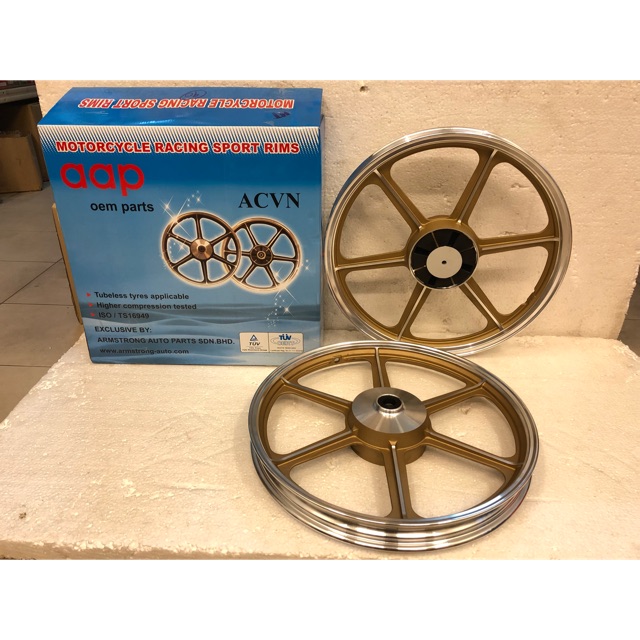 Sport Rim 6 Batang Jenama AAP Utk Honda EX5 Dream & EX5 Highpower ...