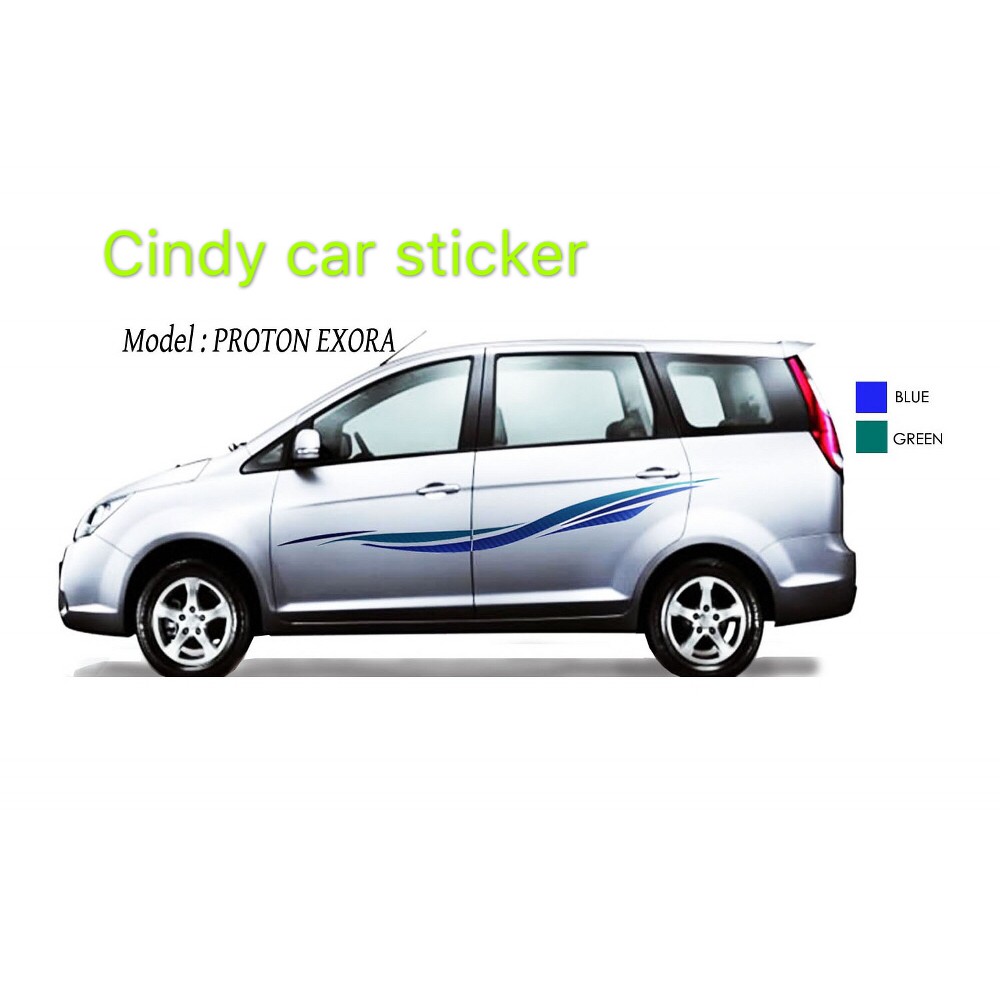 Toyota Avanza/Proton Exora/Perodua Car Side Body Sticker | Shopee Malaysia