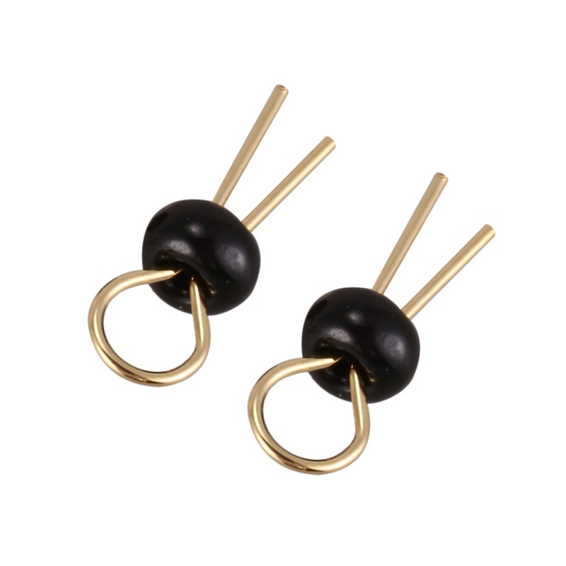 200Pcs Black Gold Tone Soldering PCB Board Breadboard Test Point Pin ...