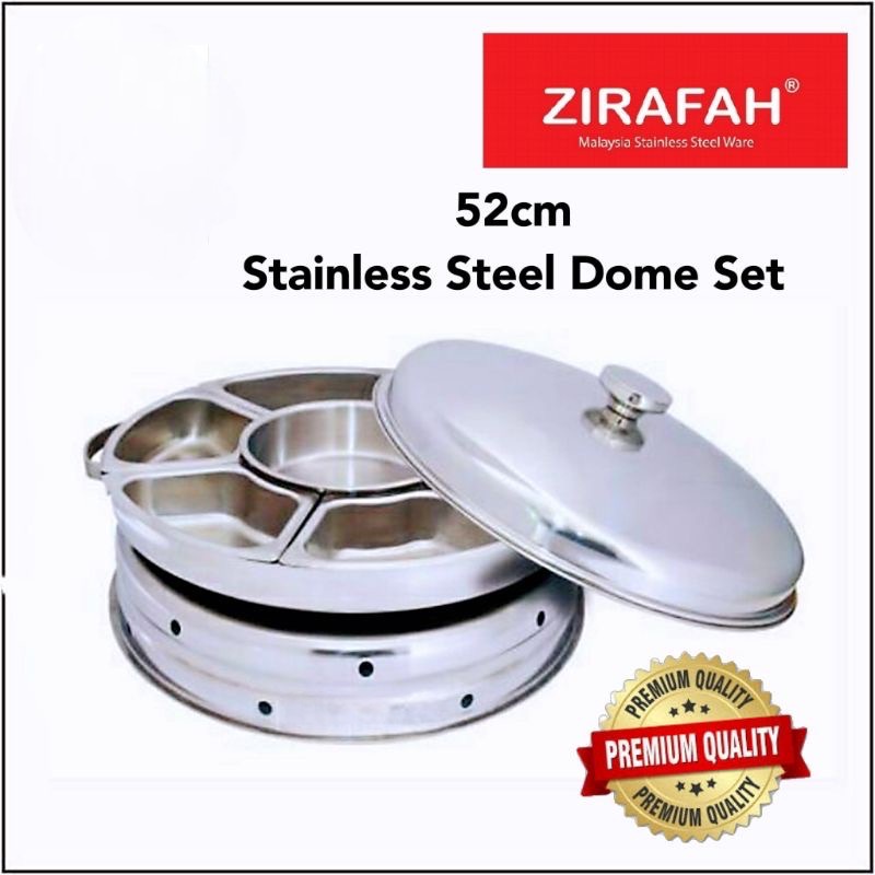 52cm stainless Steel serving dome set party dome SET BUFFET SET DOME ...