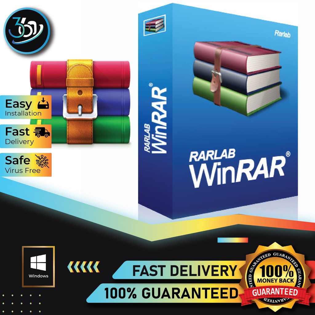 WinRAR Pro 6.02 Latest Full version | Windows 64 & 32 bit | Shopee Malaysia