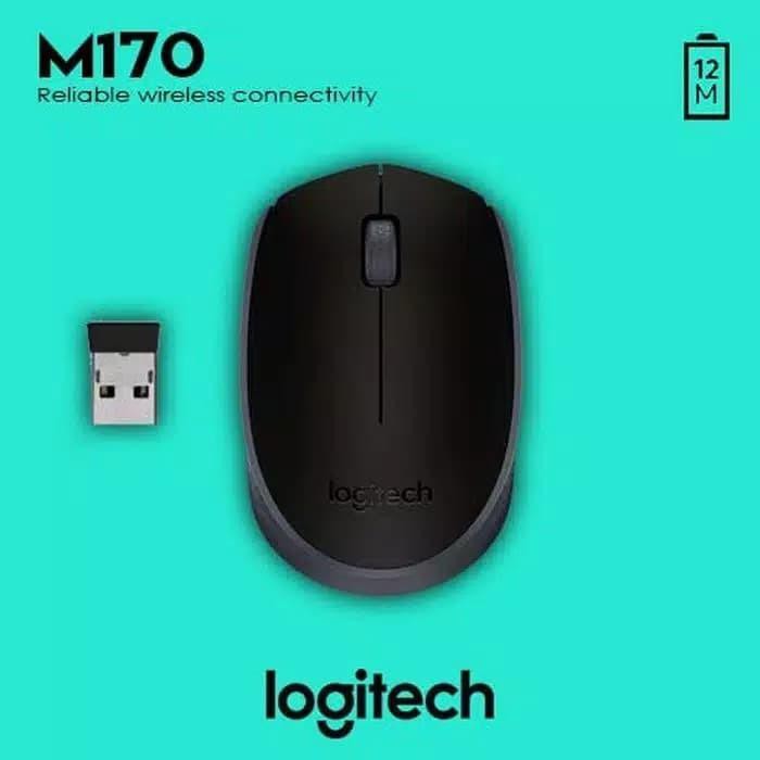 *PROMO* Logitech M170 Wireless Mouse (910-004658) (Black) *Genuine Msia ...