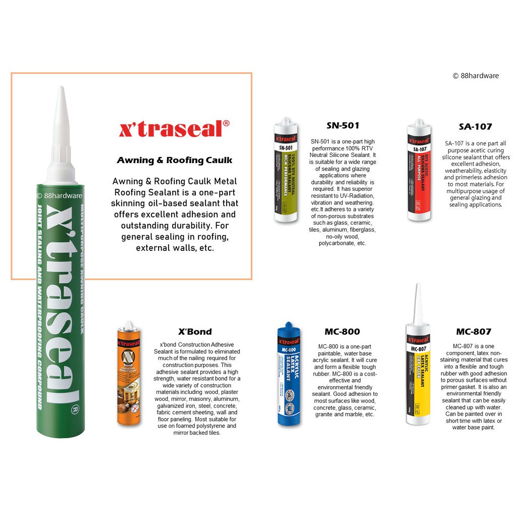 【100% Fresh Stock】xtraseal x'bond vtech xbond vt230 adhesive silicone ...