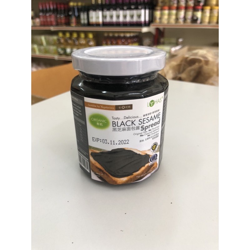 Lohas Organic Black Sesame Spread Organic Black Sesame Jam Bijian Hitam ...