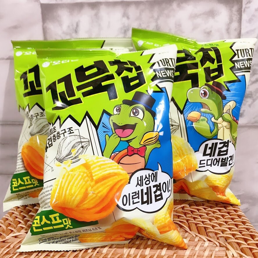 KOREA Orion Turtle Chips KKobuk Chips Corn Soup Flavor Mochi Flavour ...